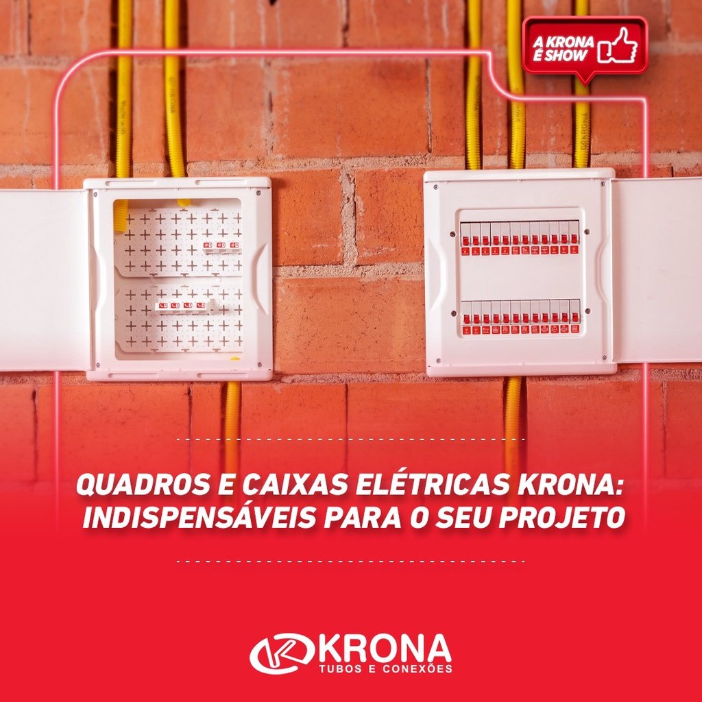Quadro de Disjuntores 36D/27N Sobrepor s/Barramento - Krona